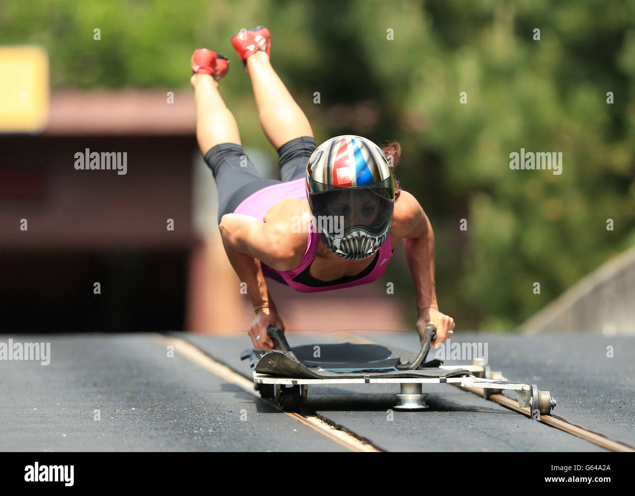 Skeleton - Team GB Media Day - Bath University Stock Photo - Alamy