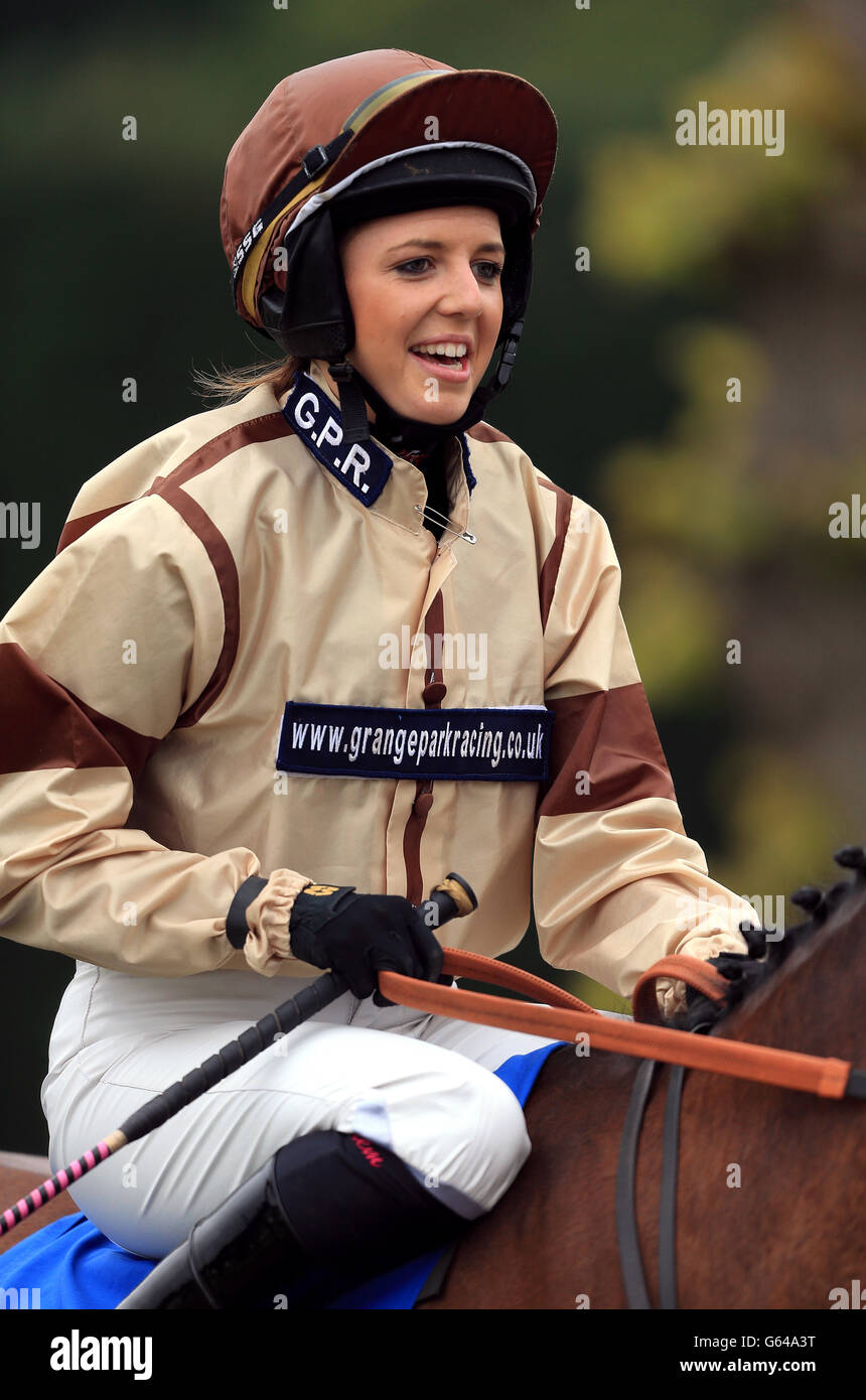 Horse Racing - Nottingham Races. Gemma Tutty, Jockey Stock Photo - Alamy
