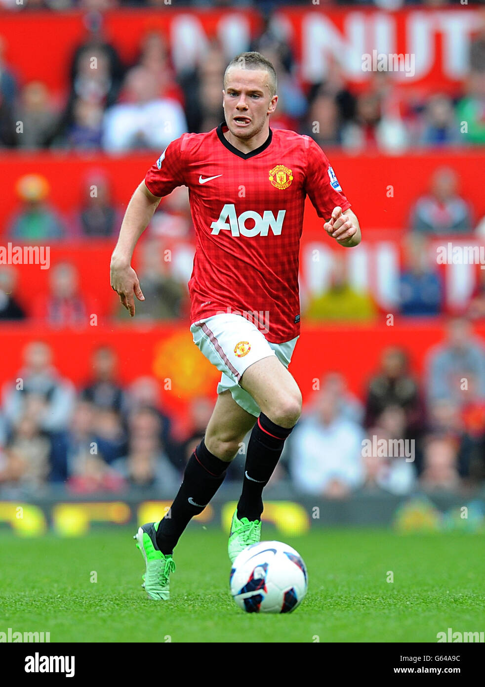 Old trafford tom cleverley hi-res stock photography and images - Alamy