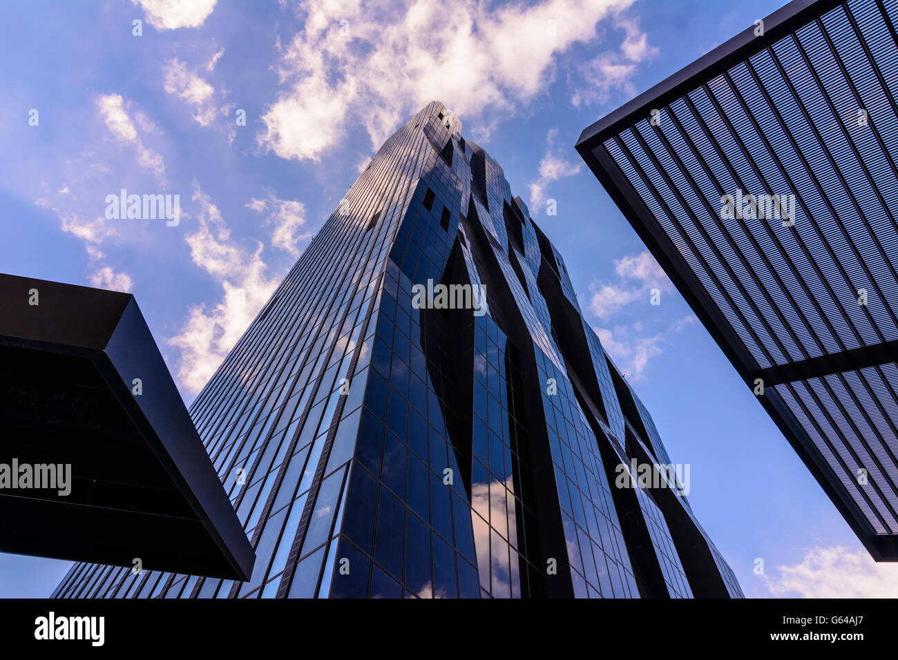 DC Tower 1 in Donaucity, Wien, Vienna, Austria, Wien, 22 Stock Photo ...