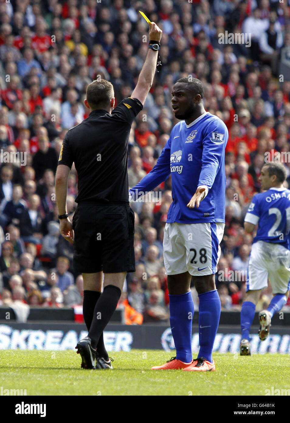 Caution football soccer referee card hi-res stock photography and ...