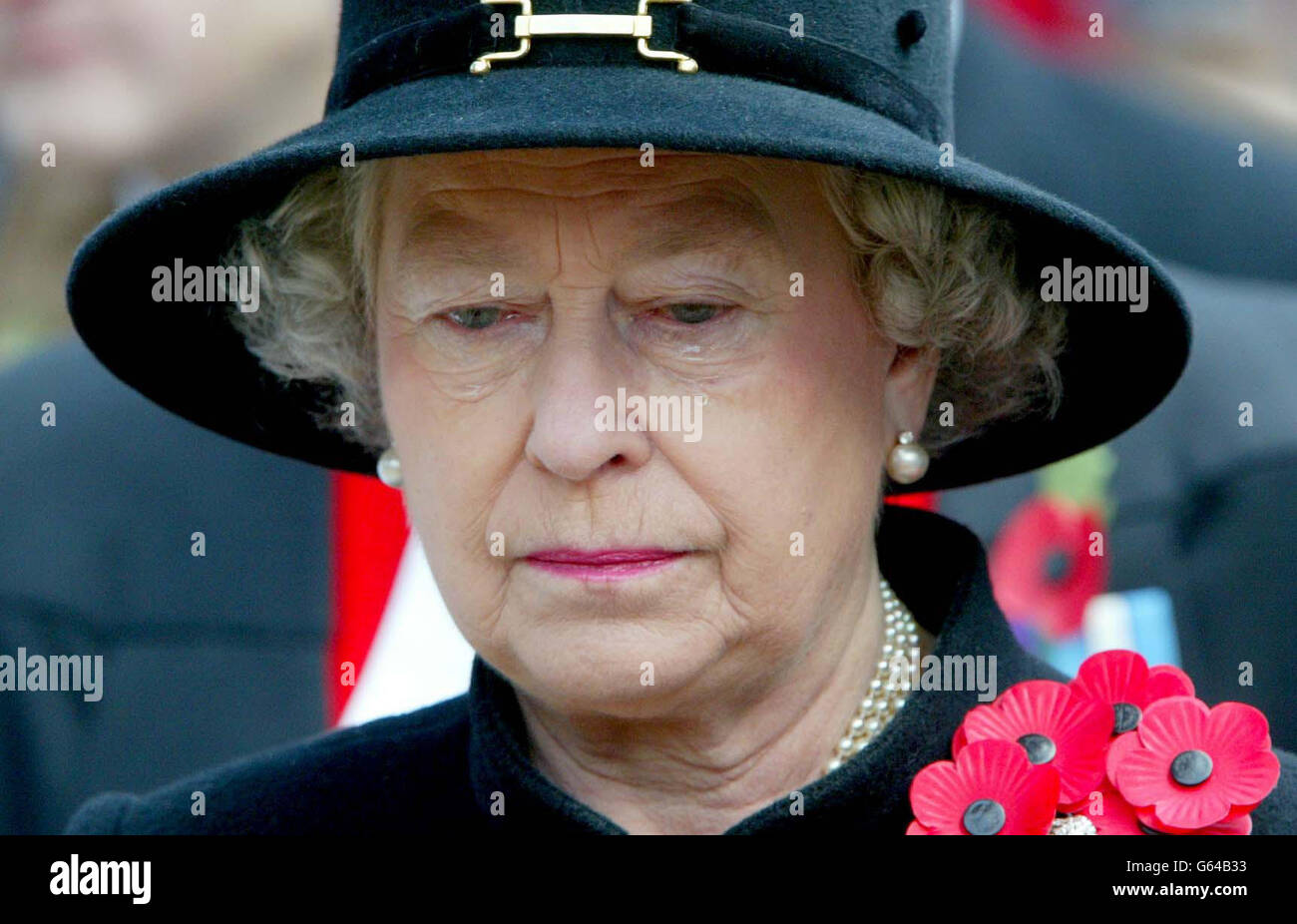 The Queen Field of Remembrance Service Stock Photo - Alamy
