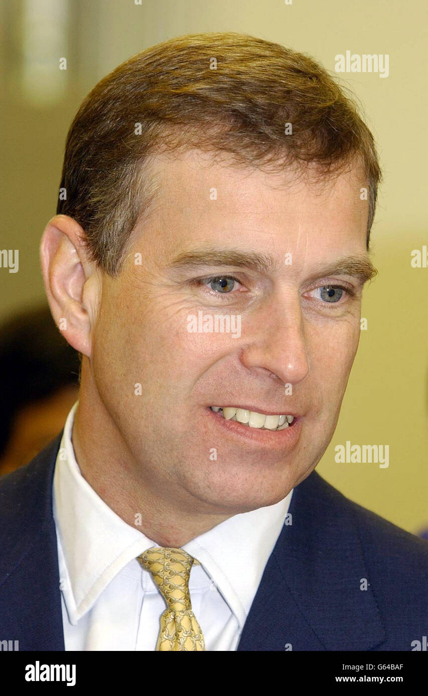 Duke of York Chile visit Stock Photo - Alamy