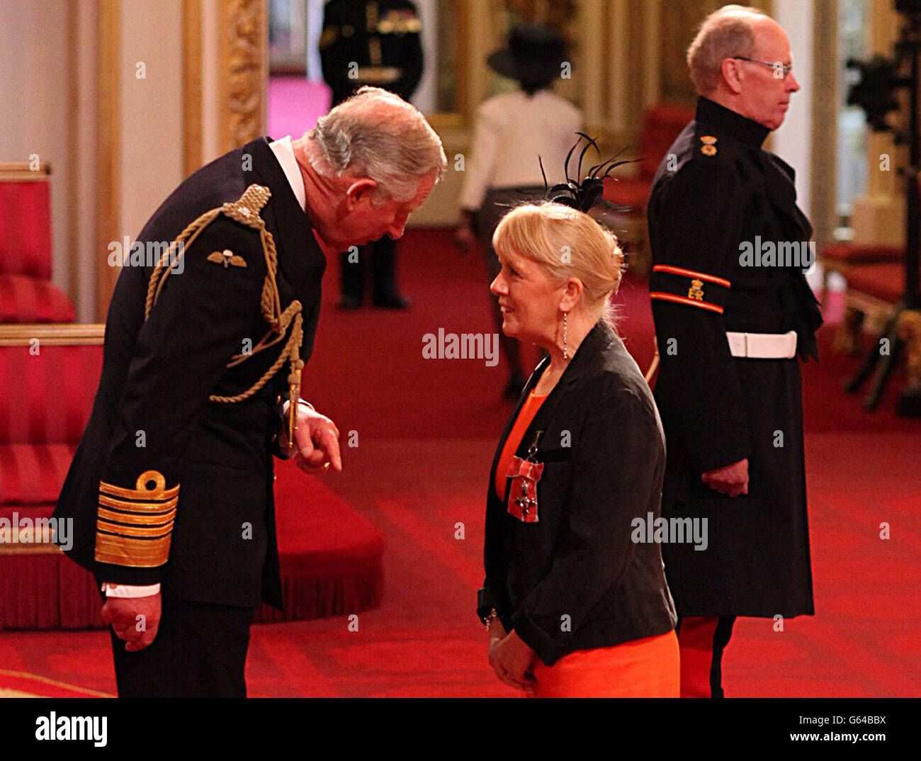 Cherry Alexander receives her Member of the British Empire (MBE) medal ...