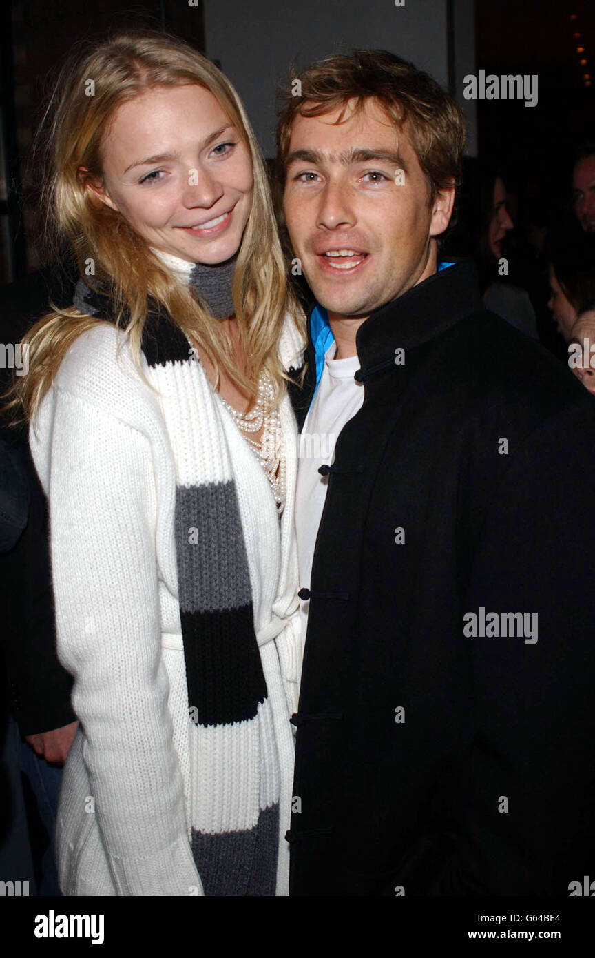 Supermodel Jodie Kidd and her partner Tarquin Southwell at the launch ...