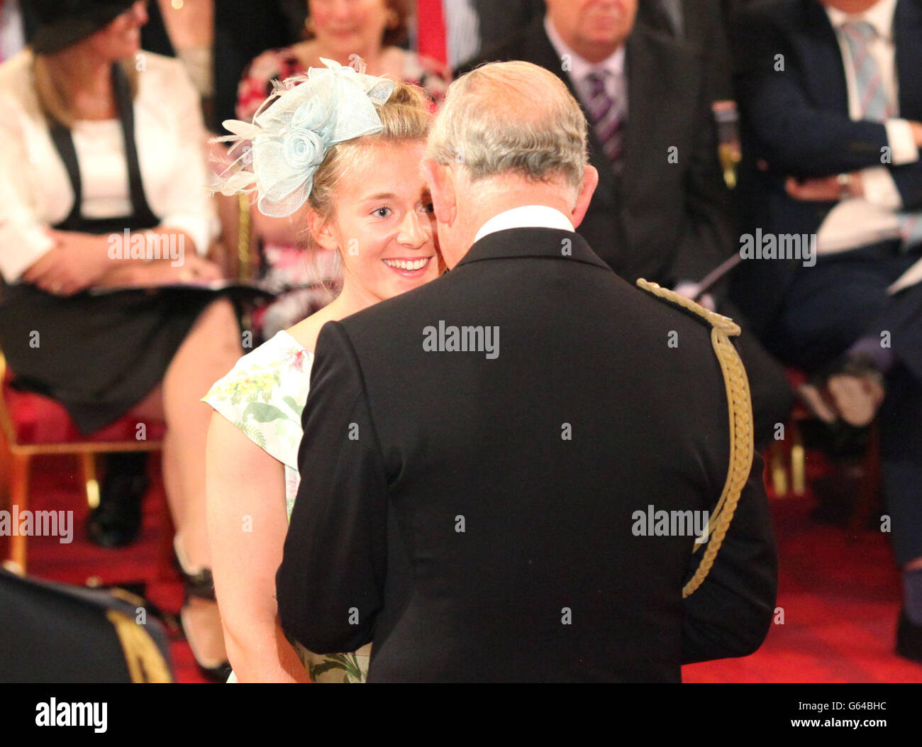 Olympic rower Katherine Copeland receives her Member of the British ...