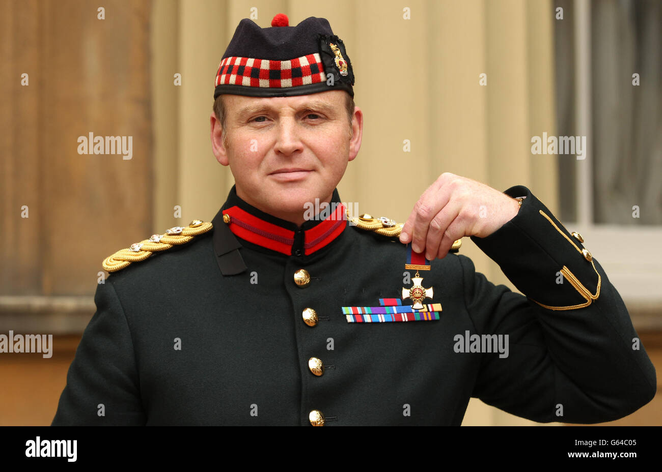 Colonel Edward Fenton after he received his Distinguished Service Order ...