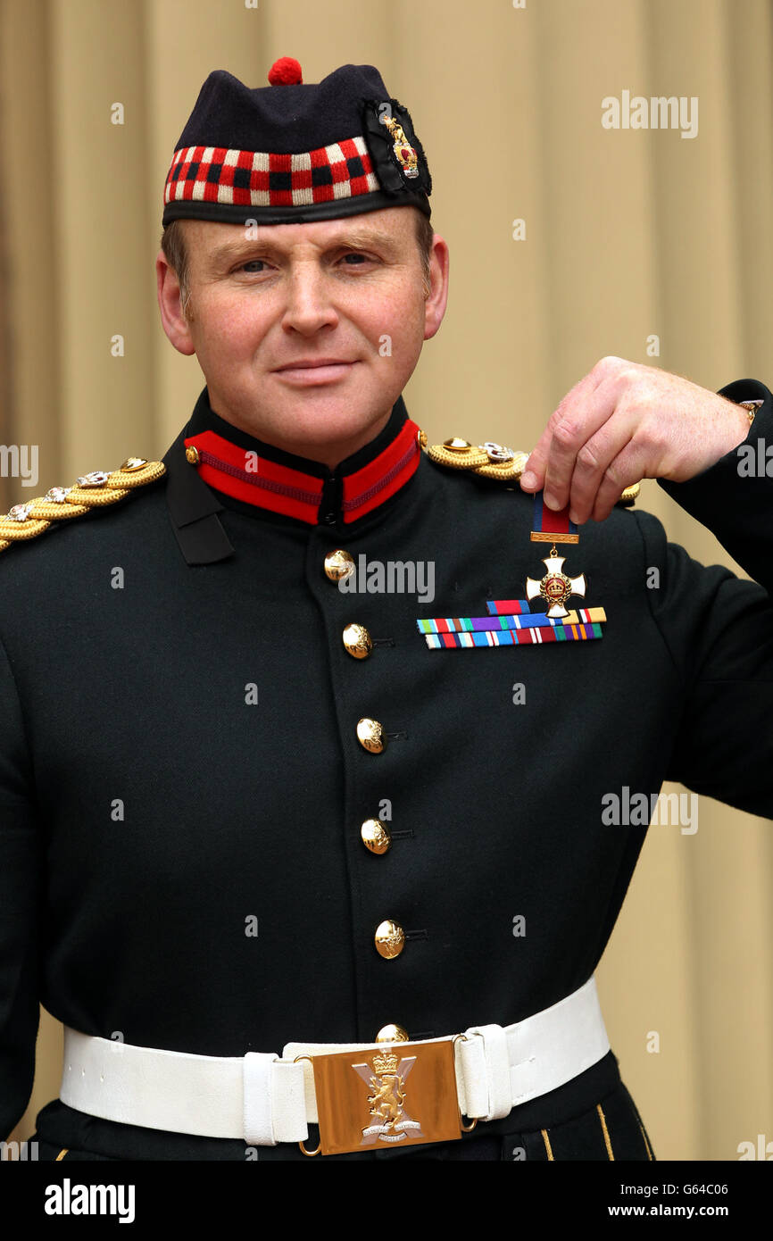 Colonel Edward Fenton after he received his Distinguished Service Order ...