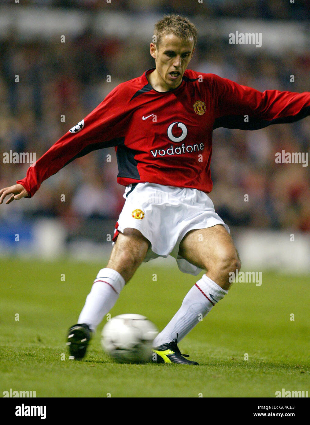 Football action phil neville hi-res stock photography and images - Alamy