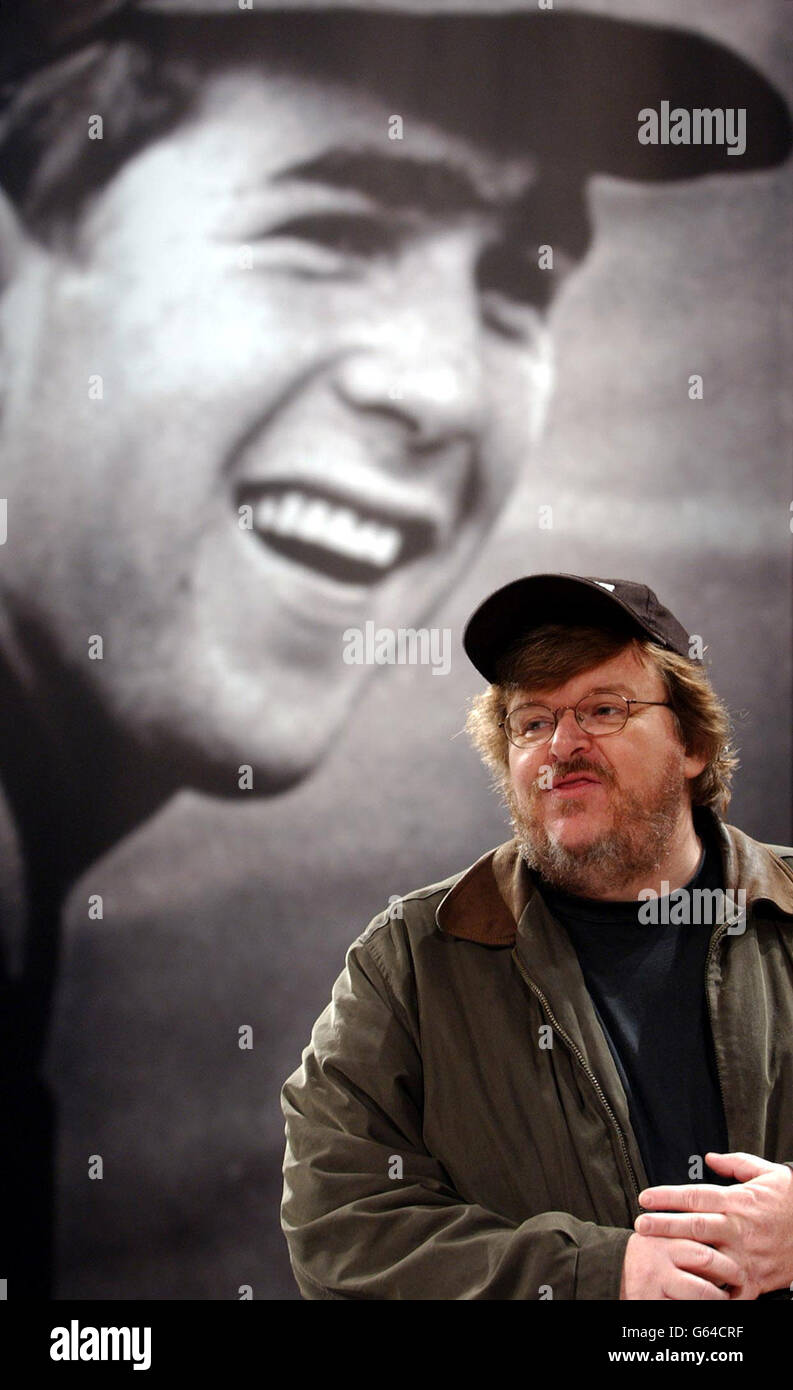 American film and documentary maker and author Michael Moore at the ...