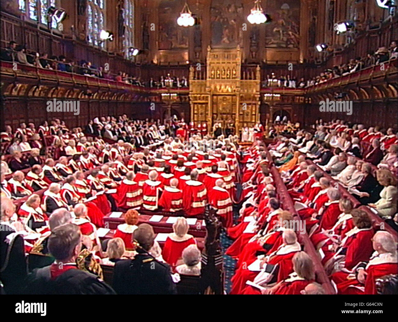 Queen Parliament Speech Stock Photo - Alamy