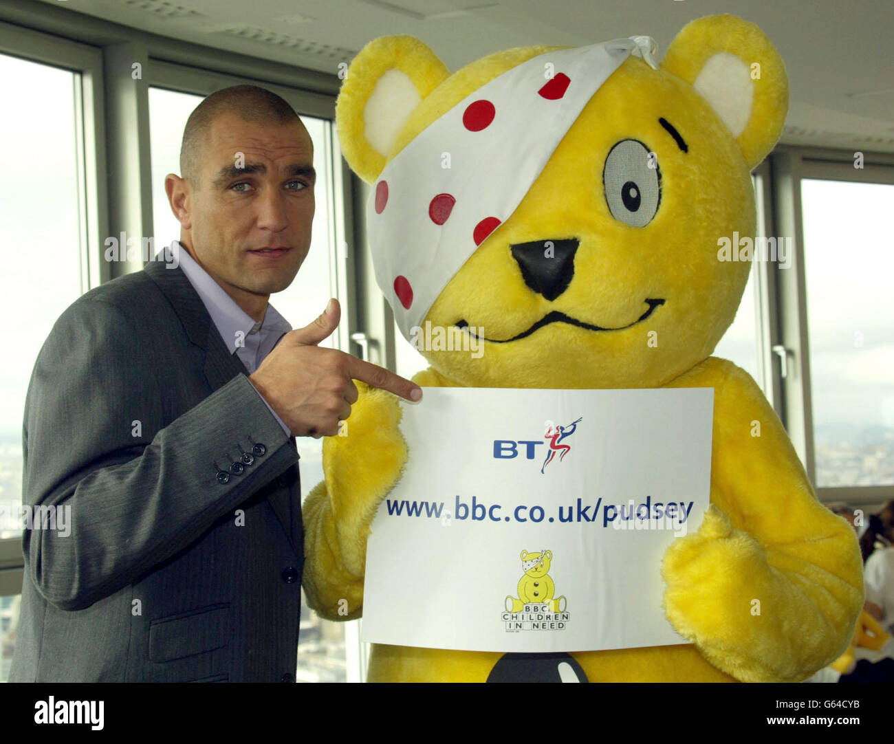 Vinnie Jones Children in Need Stock Photo - Alamy