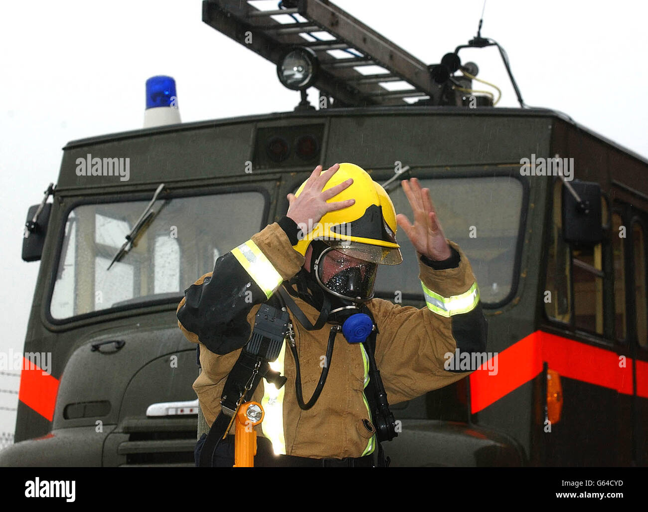 Raf fire service hi-res stock photography and images - Alamy