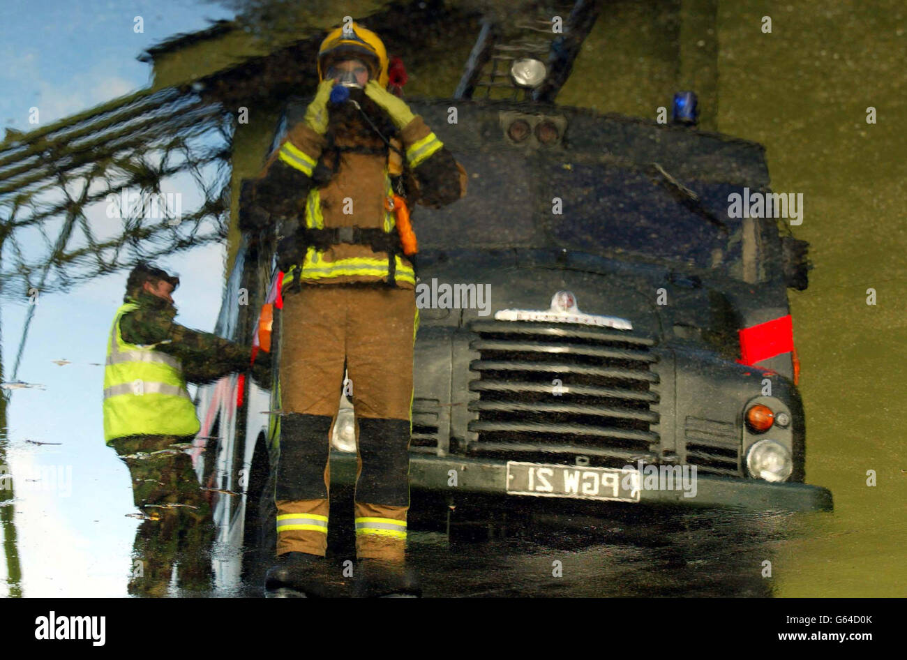 Armed Forces fire service Stock Photo - Alamy