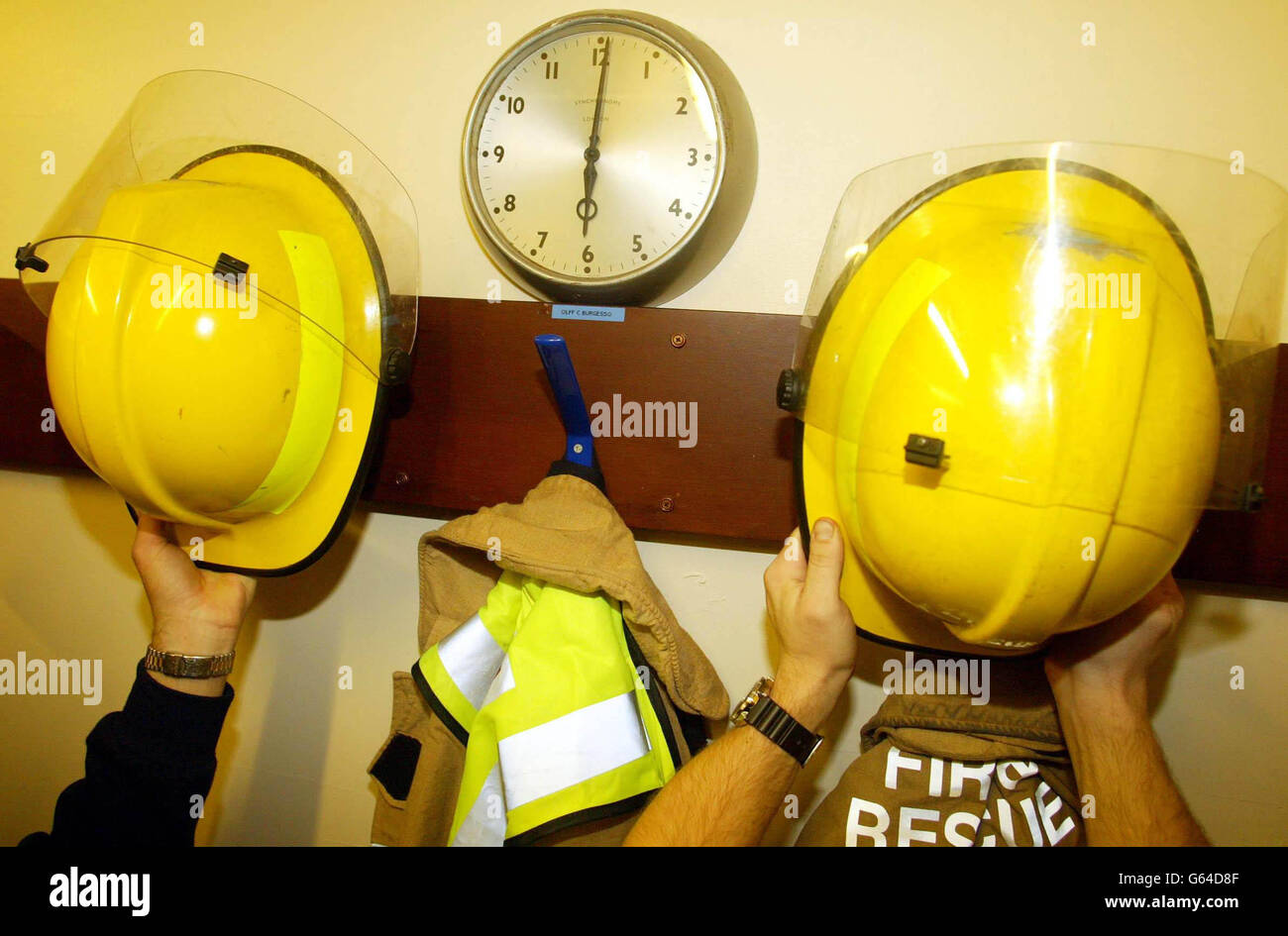 Firefighters from parkside fire station hi-res stock photography and ...