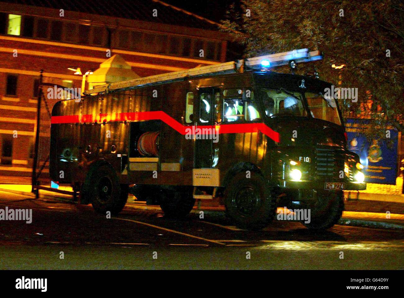 Firemen strike green goddess hi-res stock photography and images - Alamy
