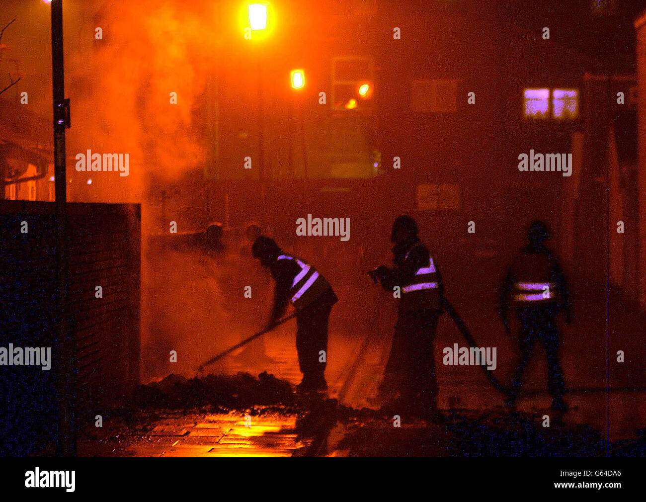 Fire brigade strike firefighters strike silhouette hi-res stock ...