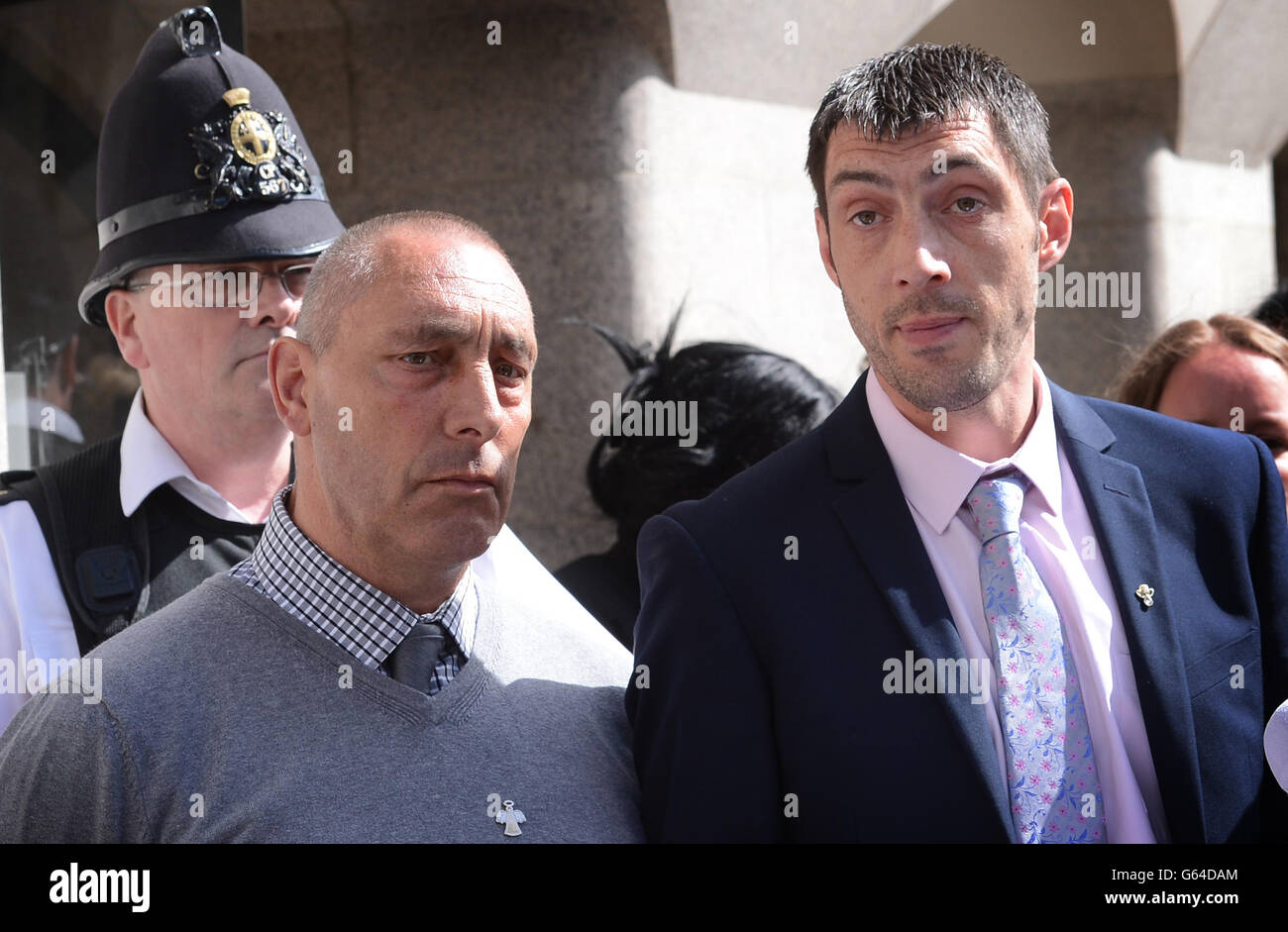 Steven Carter, the father of Tia Sharp, makes a statement to the media ...