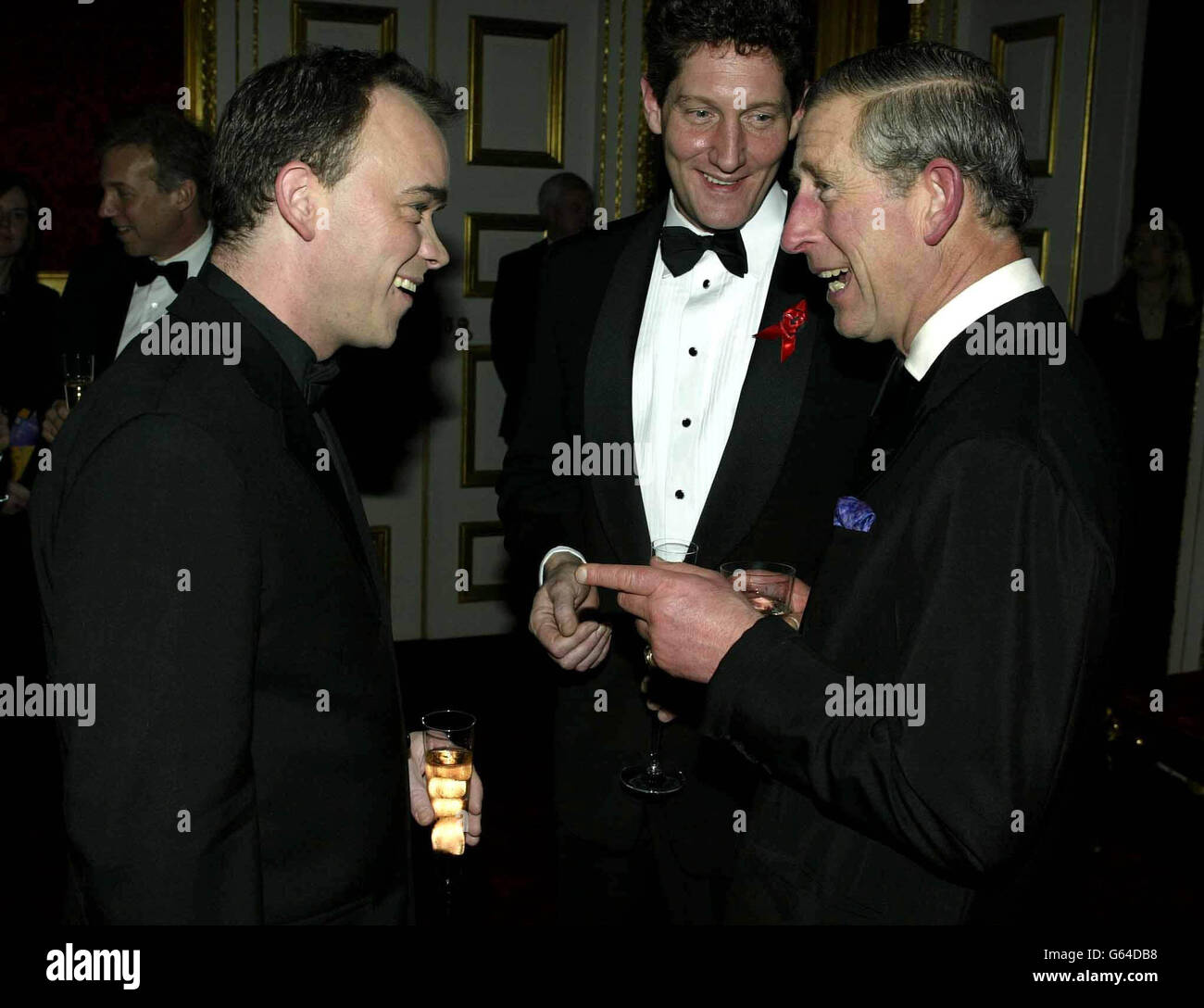 The Prince of Wales (right) who hosted the 20th Annual Terrence Higgins ...