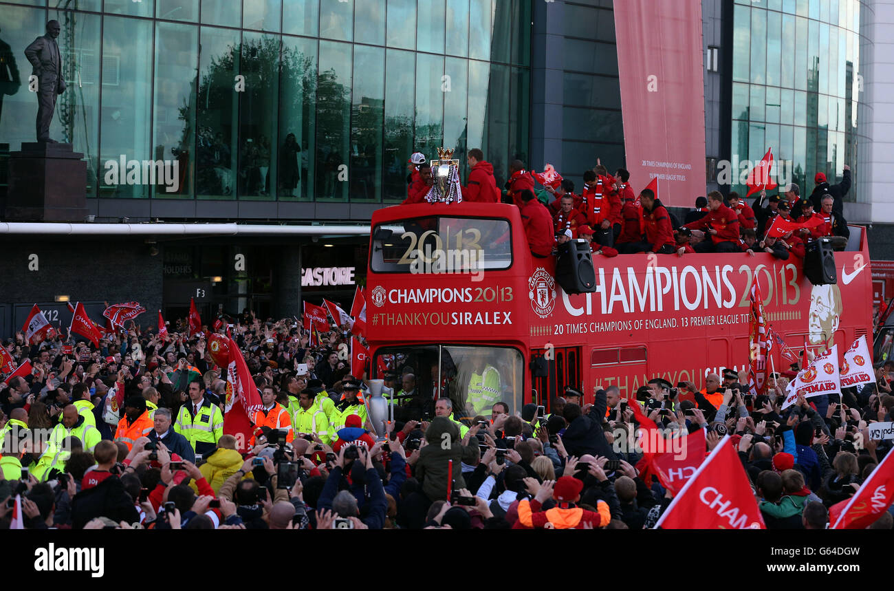 Soccer - Manchester United Premier League Winners Parade - Manchester ...