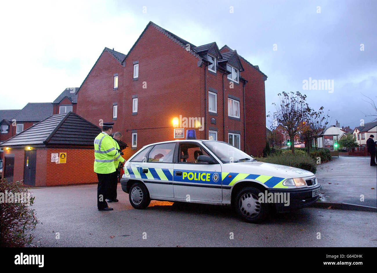 Fire brigade strike firefighters strike house exterior hi-res stock ...
