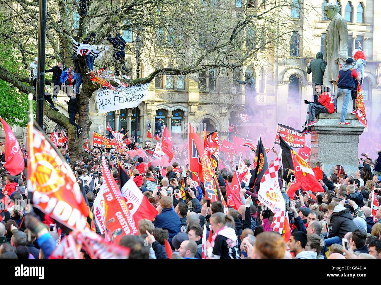 Soccer - Manchester United Premier League Winners Parade - Manchester ...