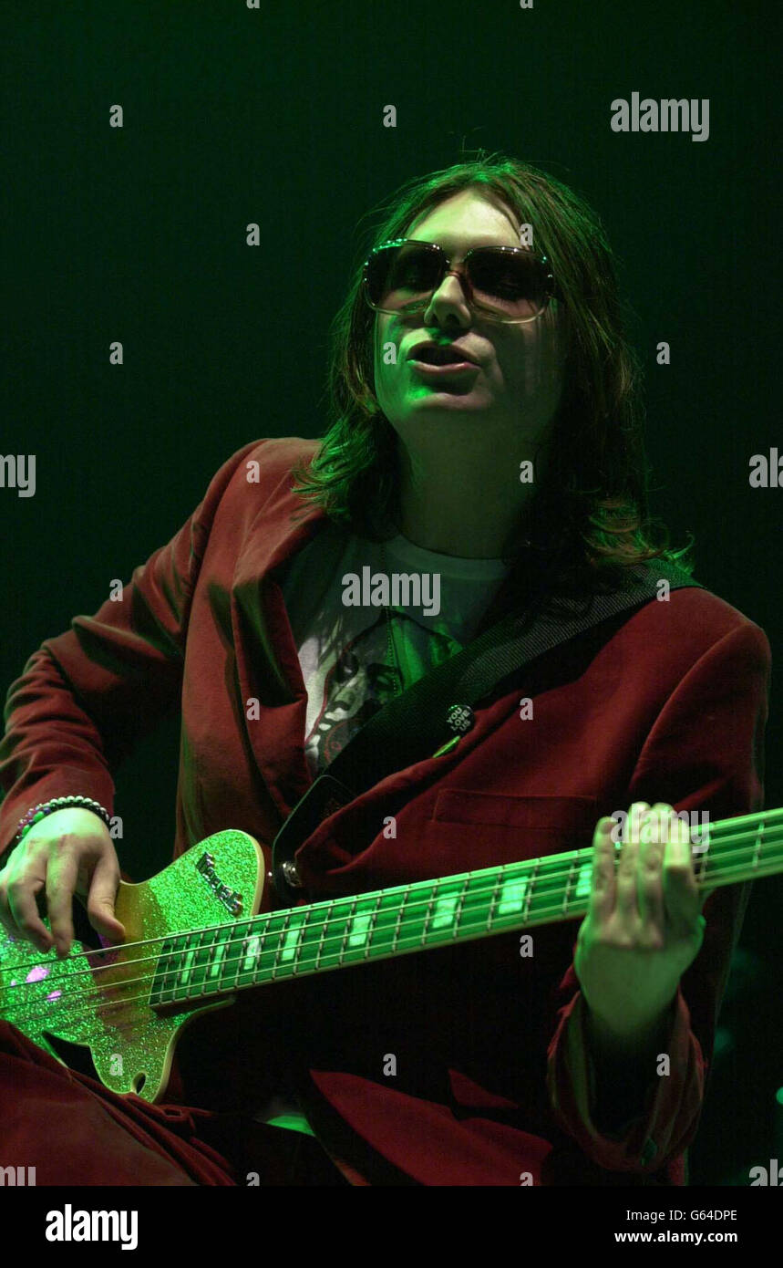 Manics concert - Nicky Wire Stock Photo - Alamy