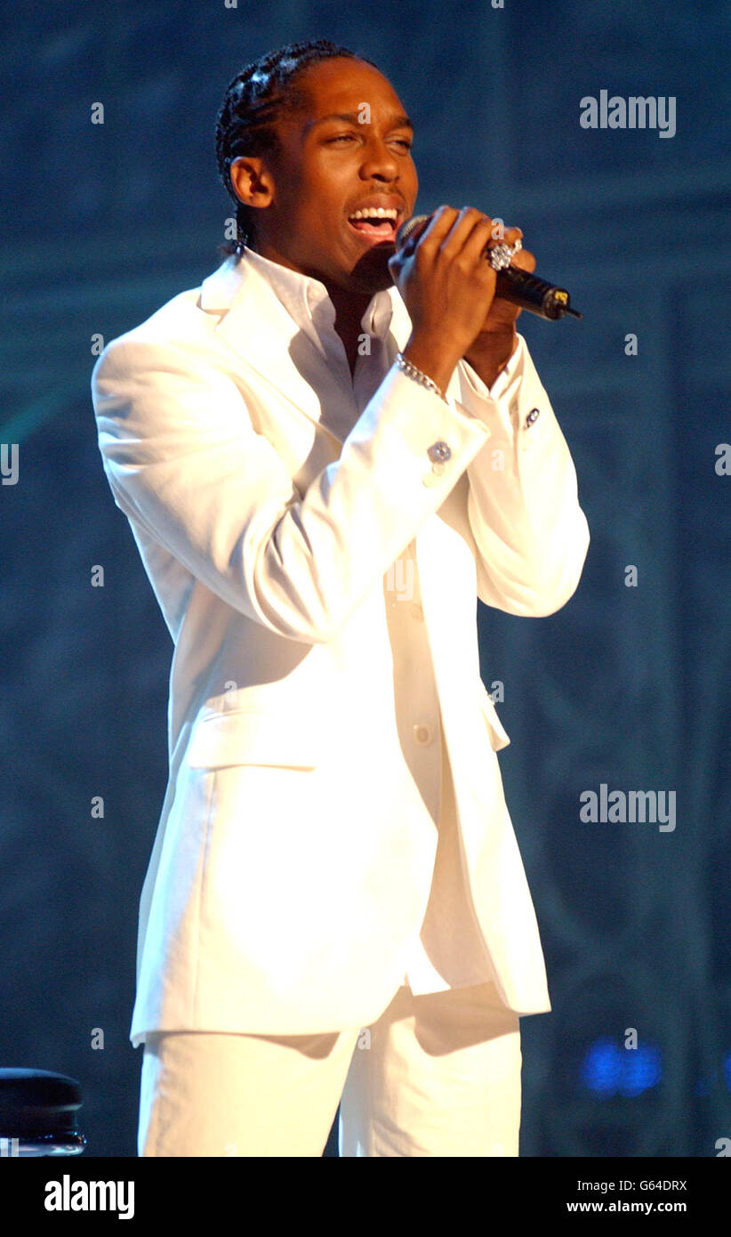 Lemar Obika Fame Academy. Lemar Obika singing during the BBC 1's Fame ...