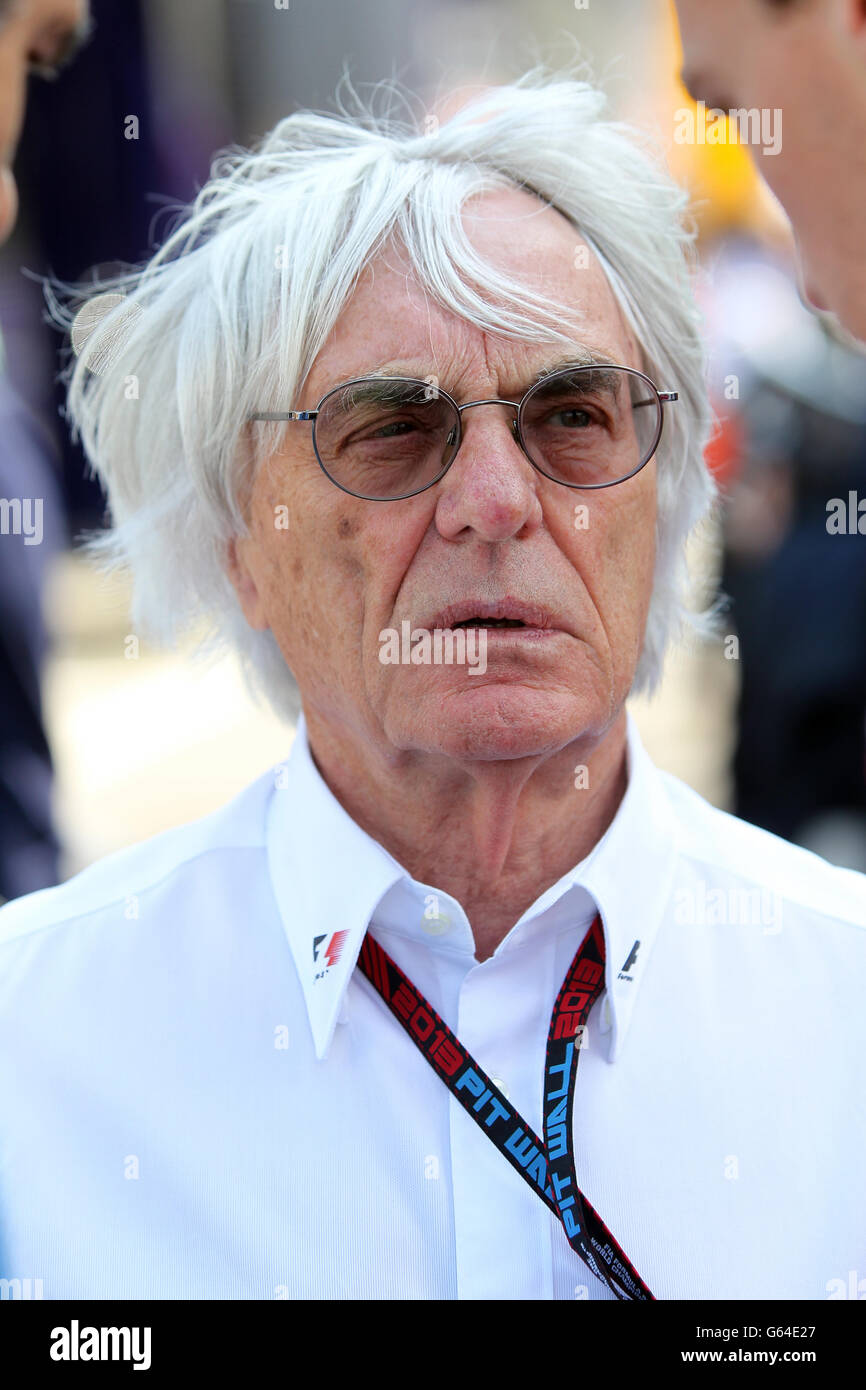 Formula One president and CEO of Formula One Management Bernie Ecclestone during qualifying at ...