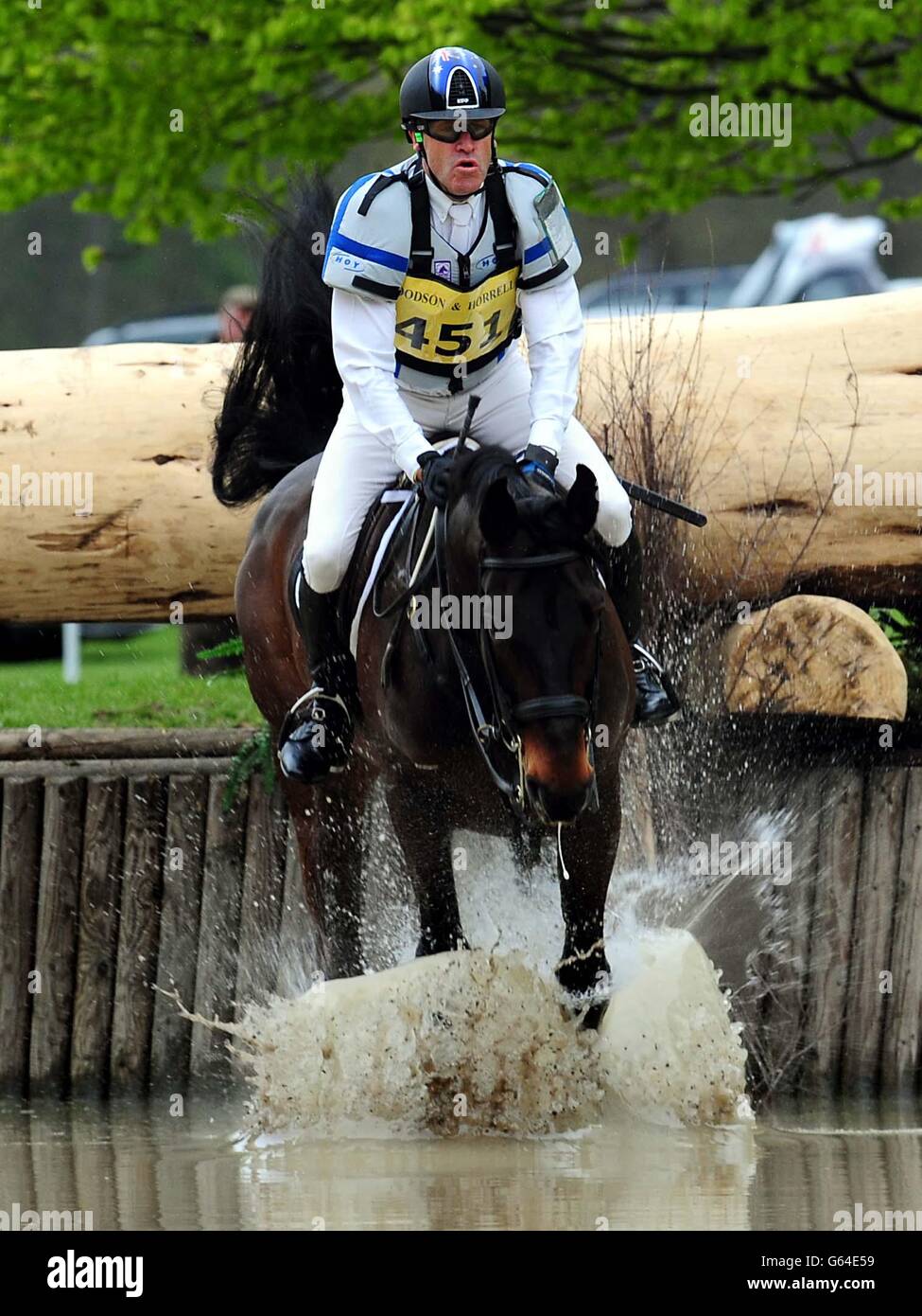 Andrew Hoy (AUS) on Rutherglen during day three of the Dodson & Horrell ...
