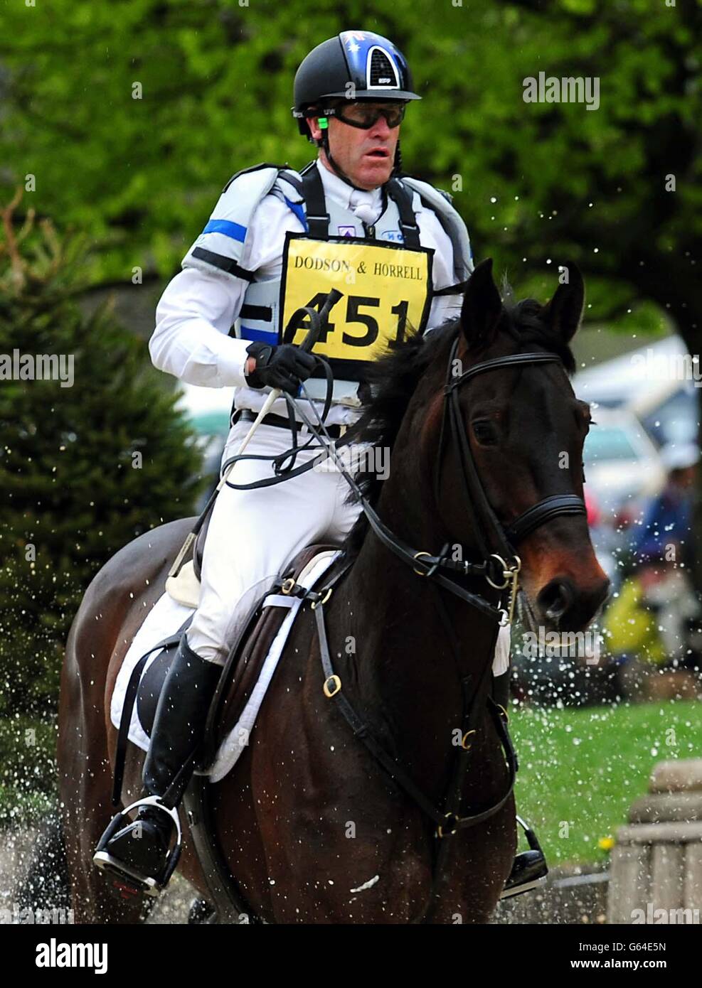Andrew Hoy (AUS) on Rutherglen during day three of the Dodson & Horrell ...