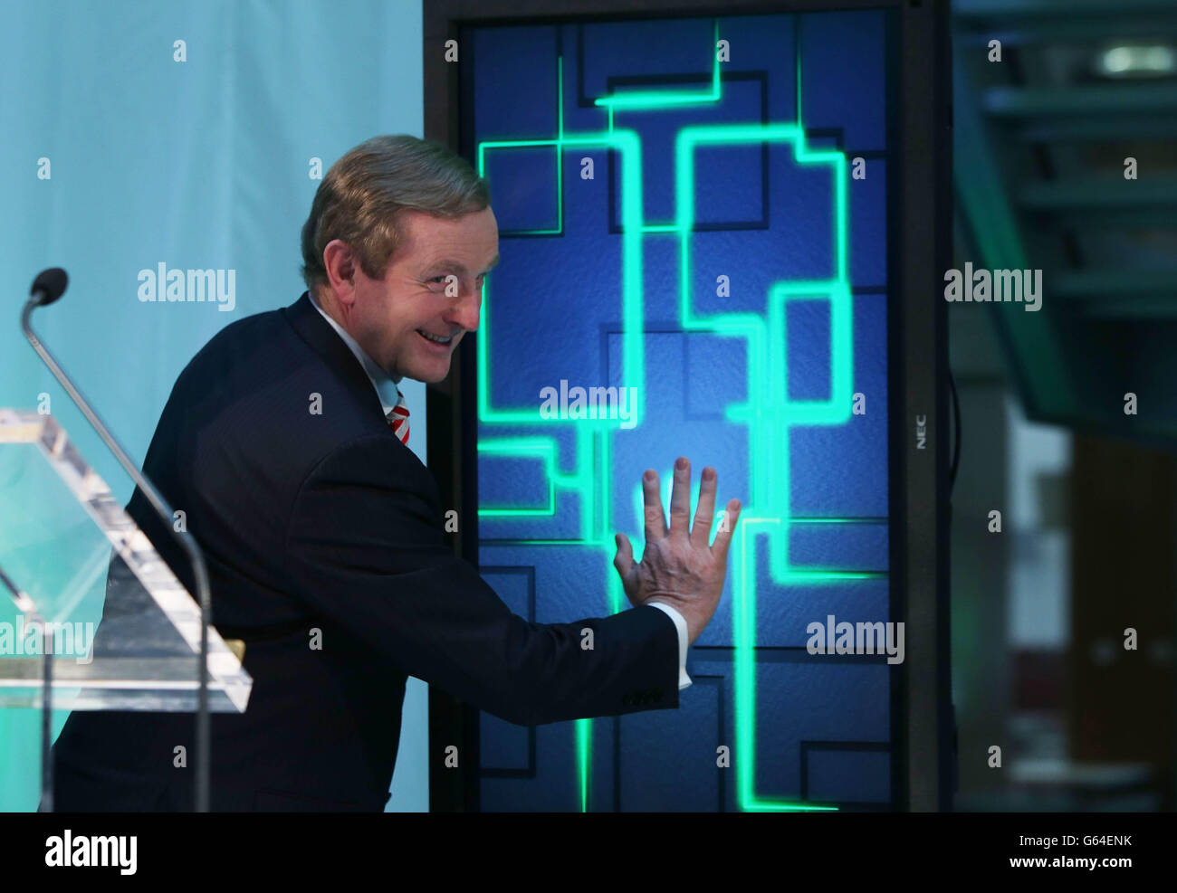 Eircom launch fibre network Stock Photo - Alamy