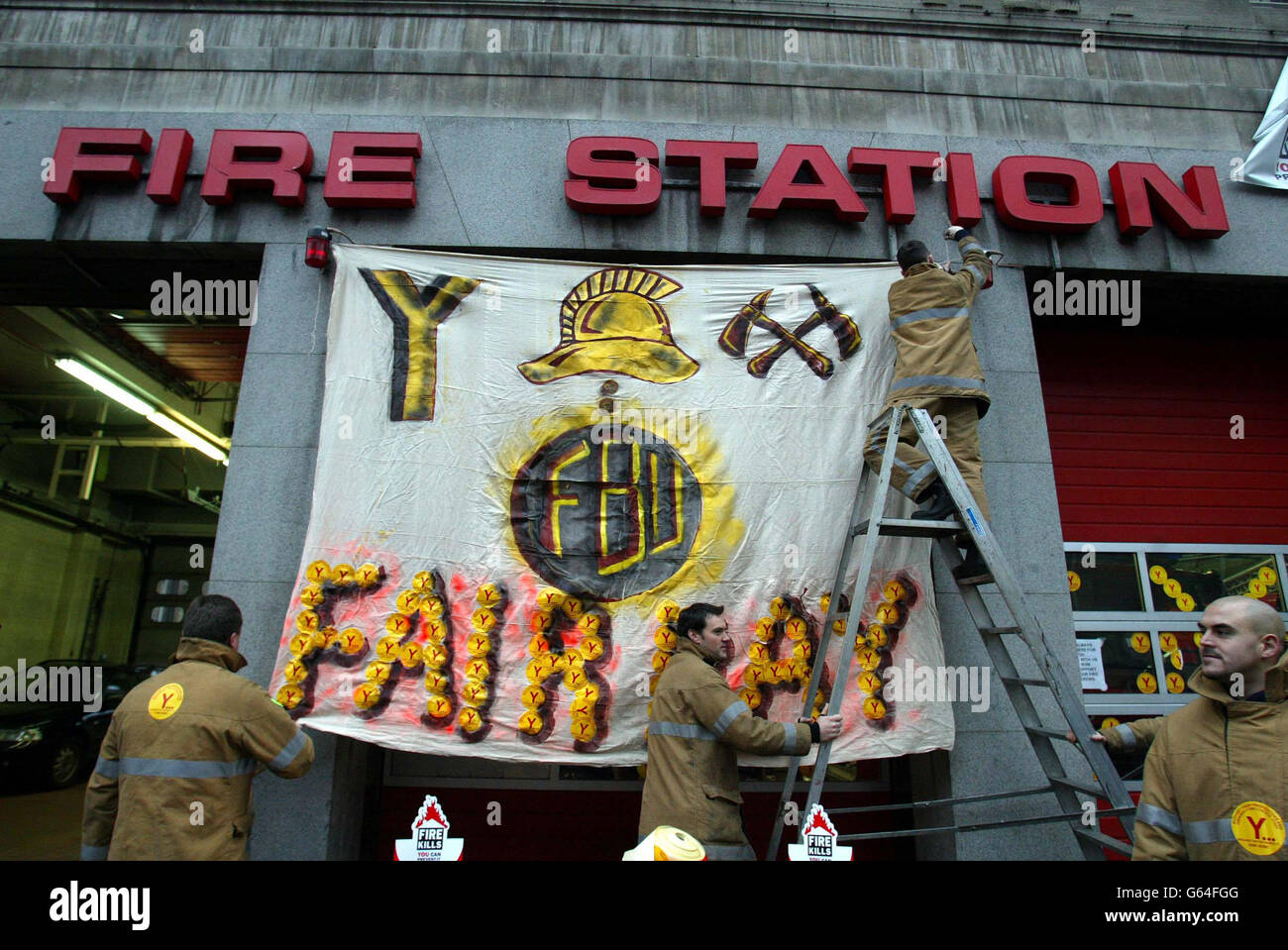 Firefighters after night fire hi-res stock photography and images - Alamy