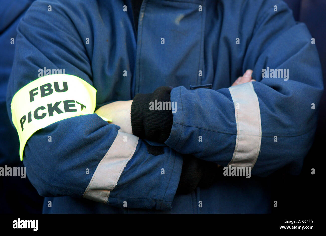 Picket line thompson street firestation hi-res stock photography and ...