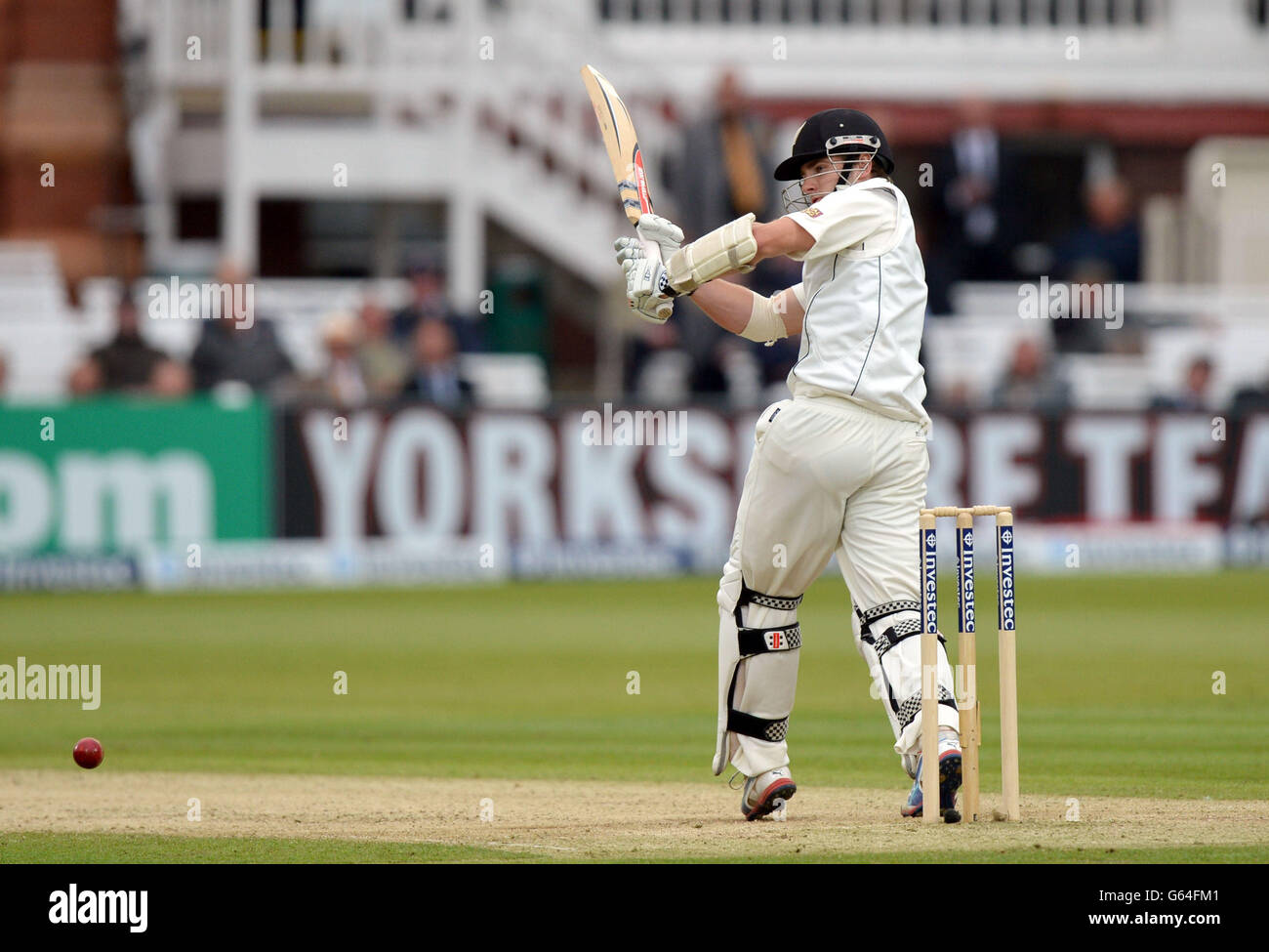 New Zealand's Kane Williamson bats during the first test at Lord's ...