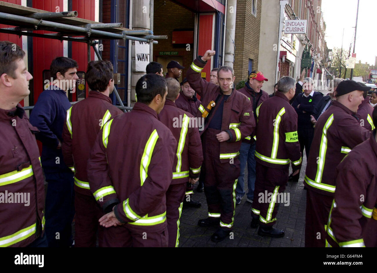 Firefighter in a fire station night hi-res stock photography and images ...