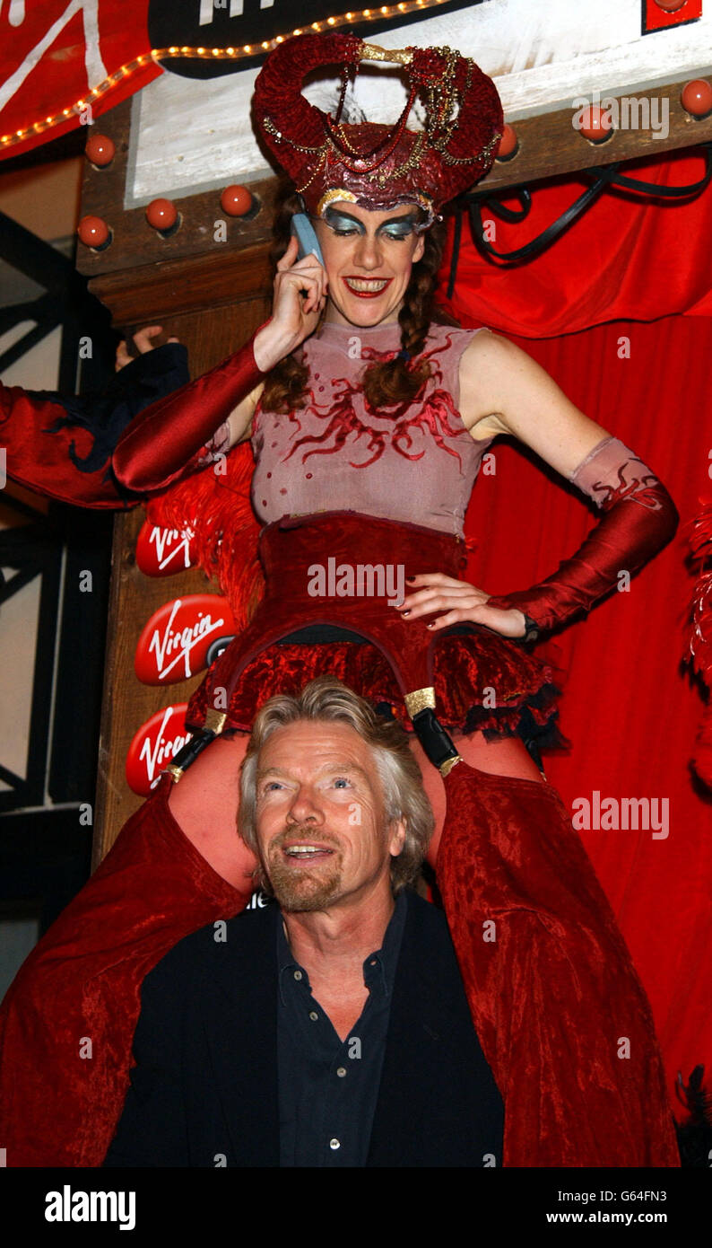 Branson Virgin Mobile birthday Stock Photo - Alamy