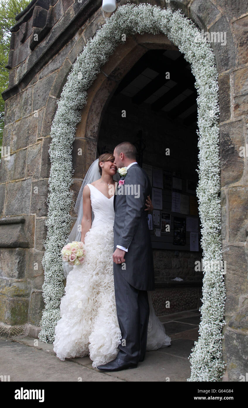 Derbyshire where olympic gold medalist jessica ennis married andy hill ...