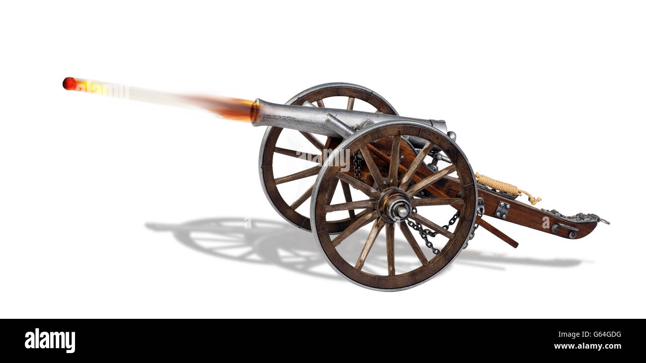 Civil war cannon explosion hi-res stock photography and images - Alamy
