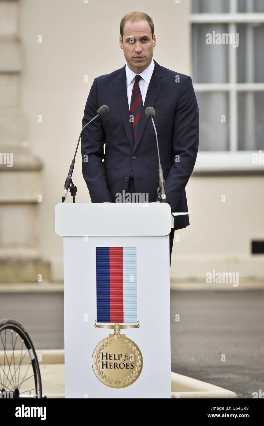Duke cambridge officially opened help heroes recovery centre hi-res ...
