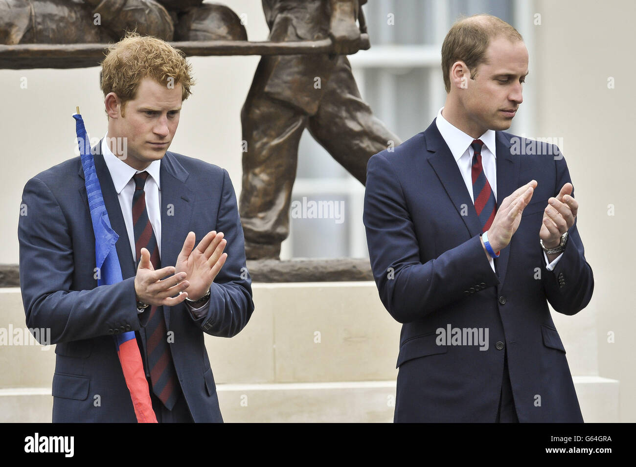 The Duke of Cambridge and Prince Harry at Tedworth House, Tidworth ...