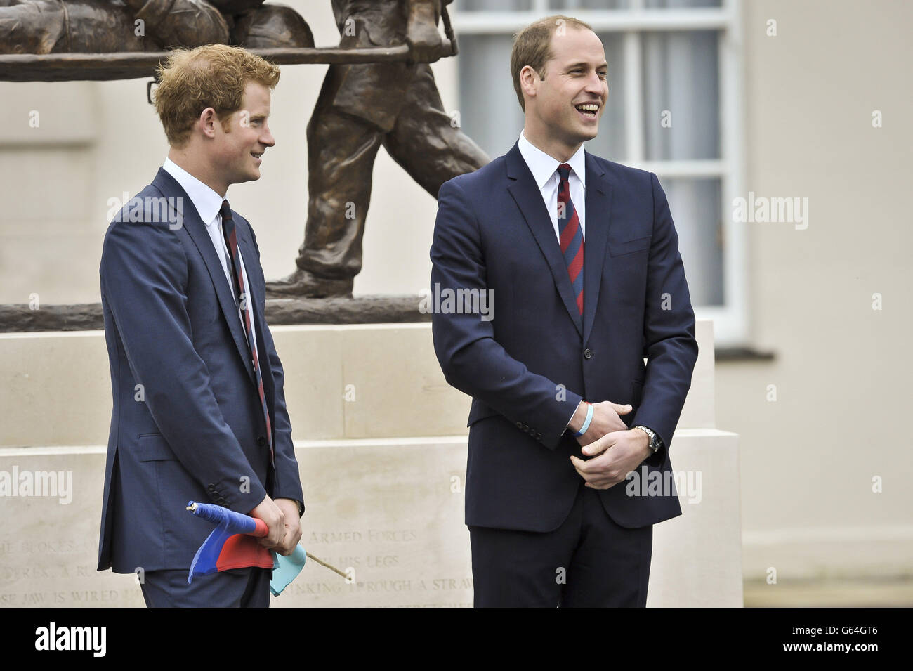 The Duke of Cambridge and Prince Harry at Tedworth House, Tidworth ...