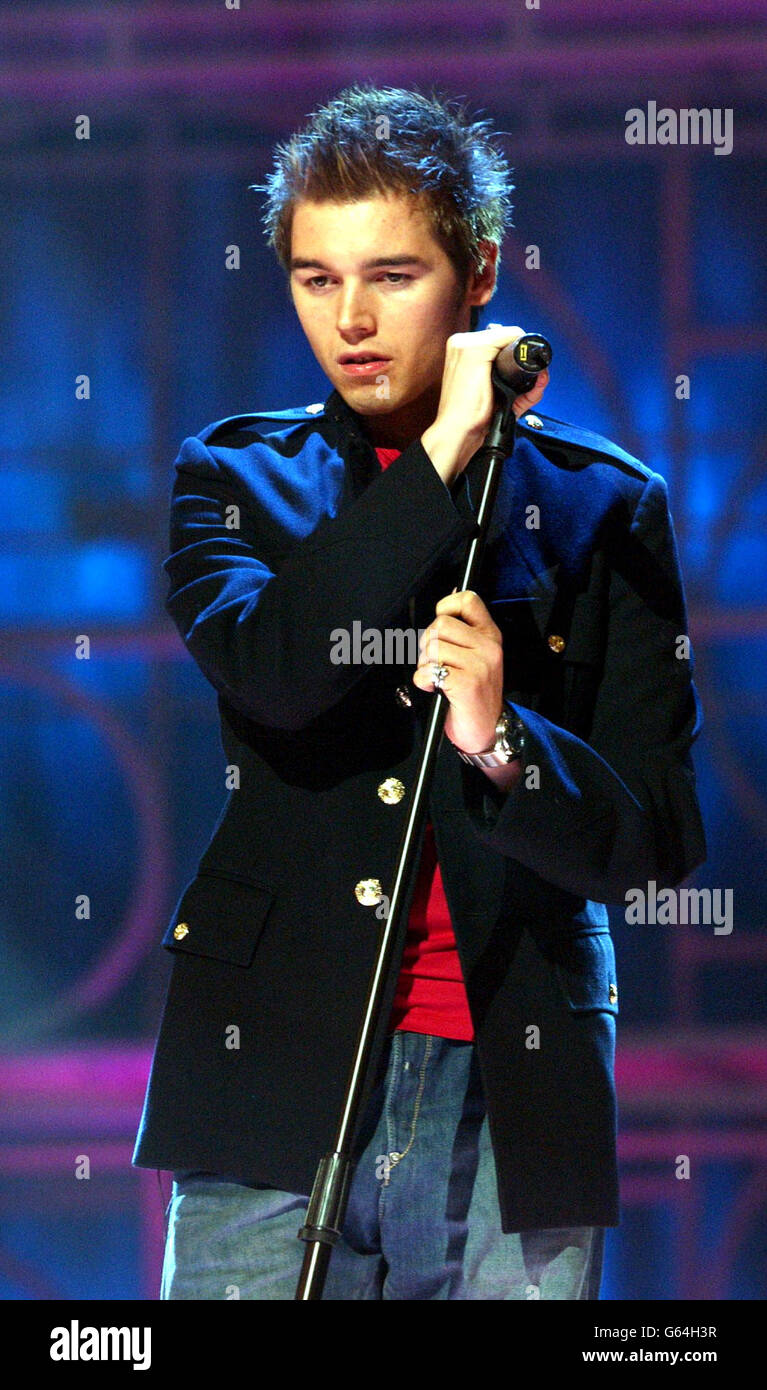 David Sneddon Fame Academy Stock Photo - Alamy