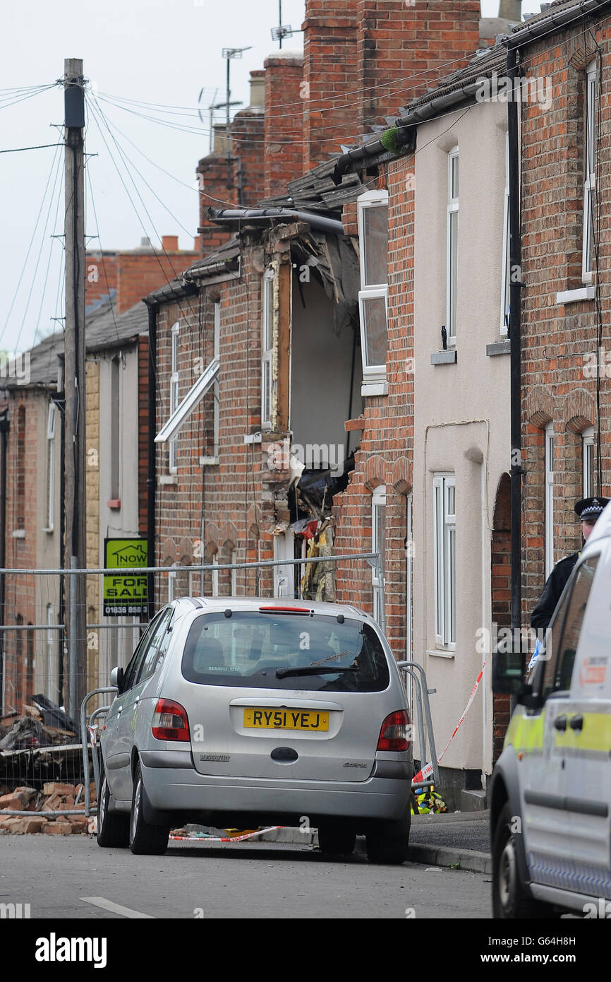 Explosion in Newark Stock Photo - Alamy