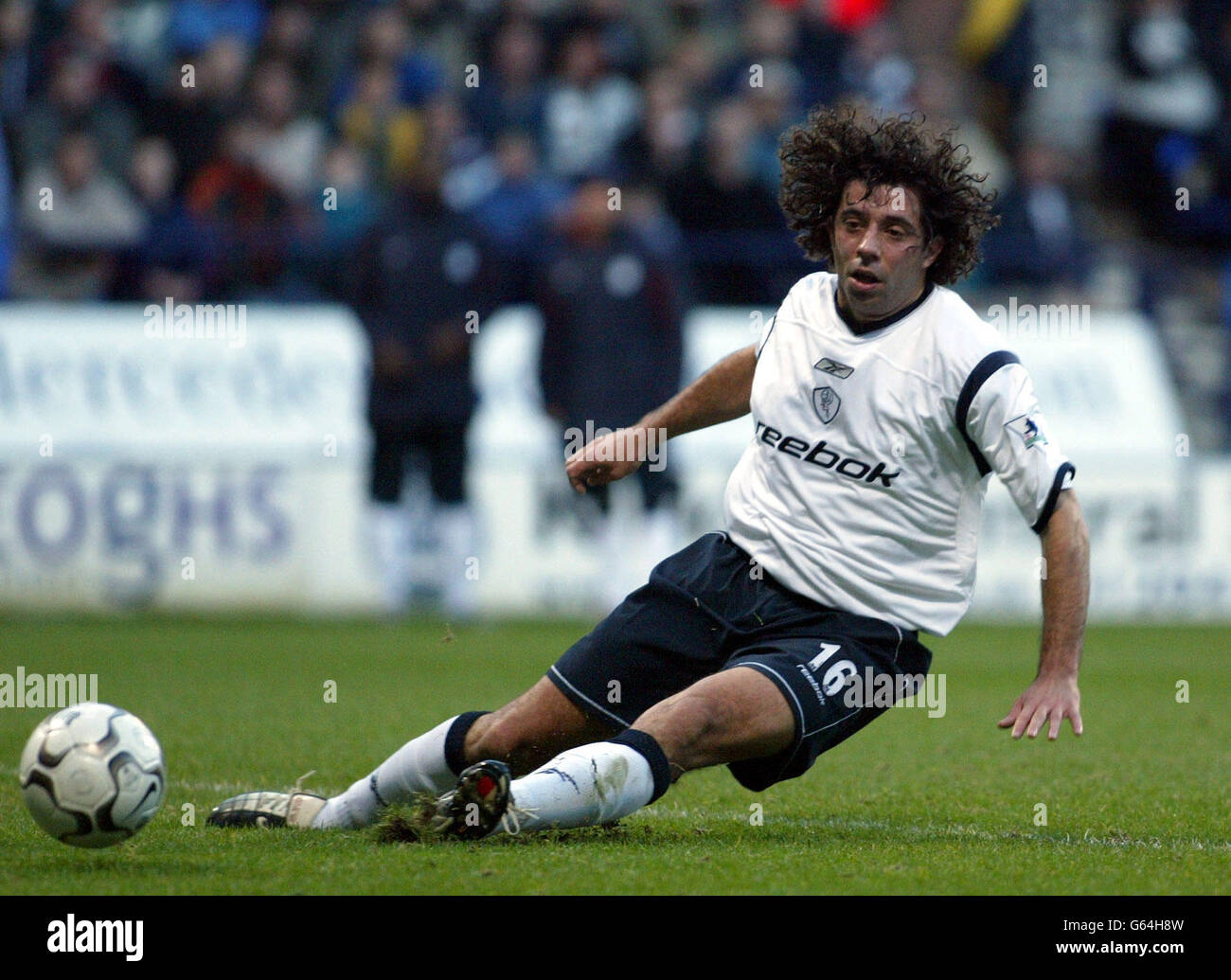 Bolton's Ivan Campo in action during the FA Barclaycard Premiership ...