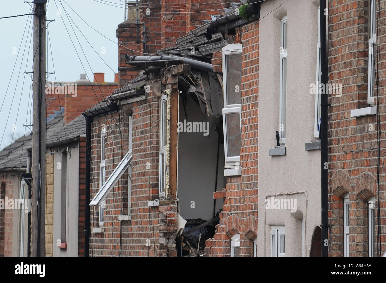Explosion in Newark Stock Photo - Alamy