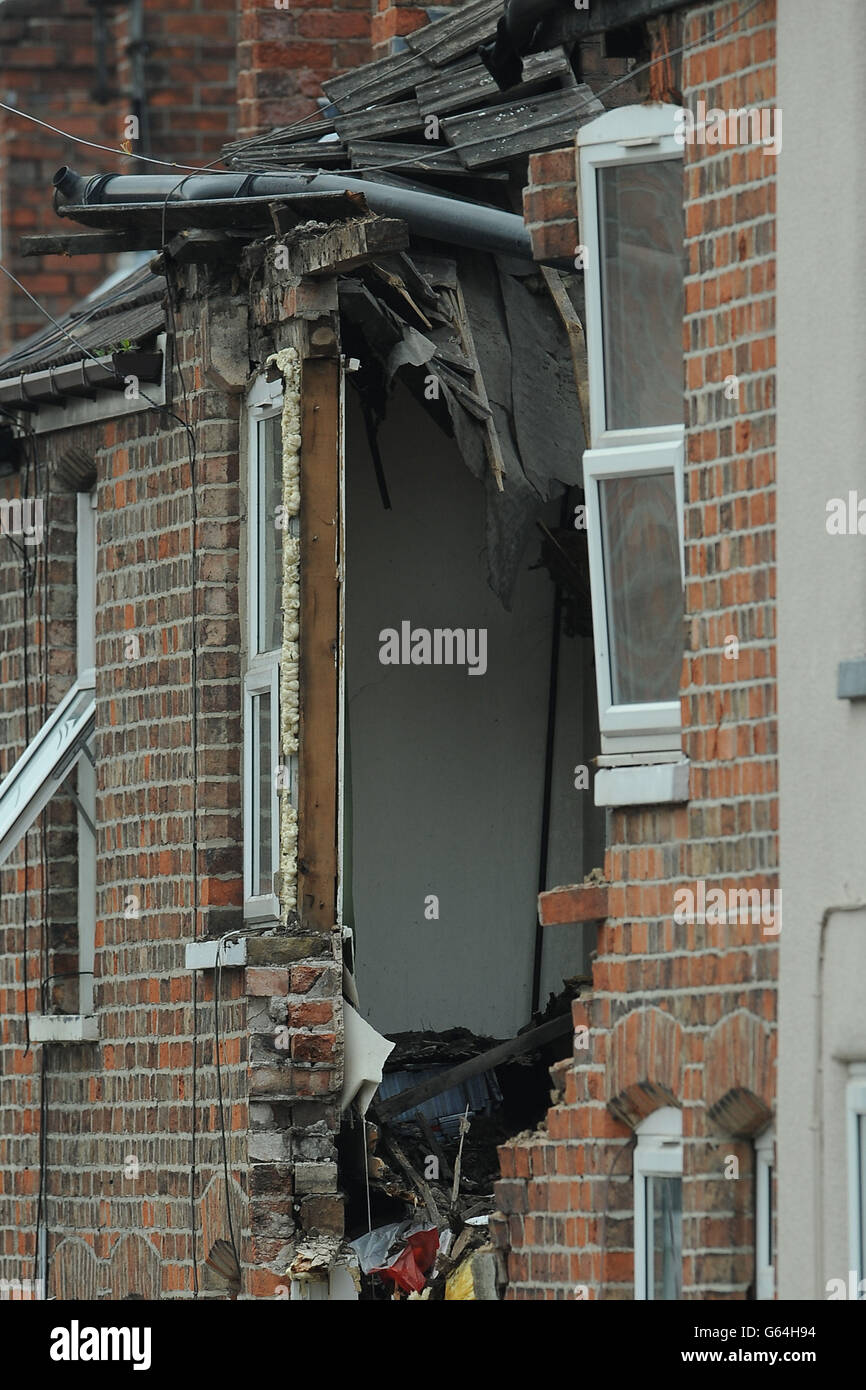 Explosion in Newark Stock Photo - Alamy