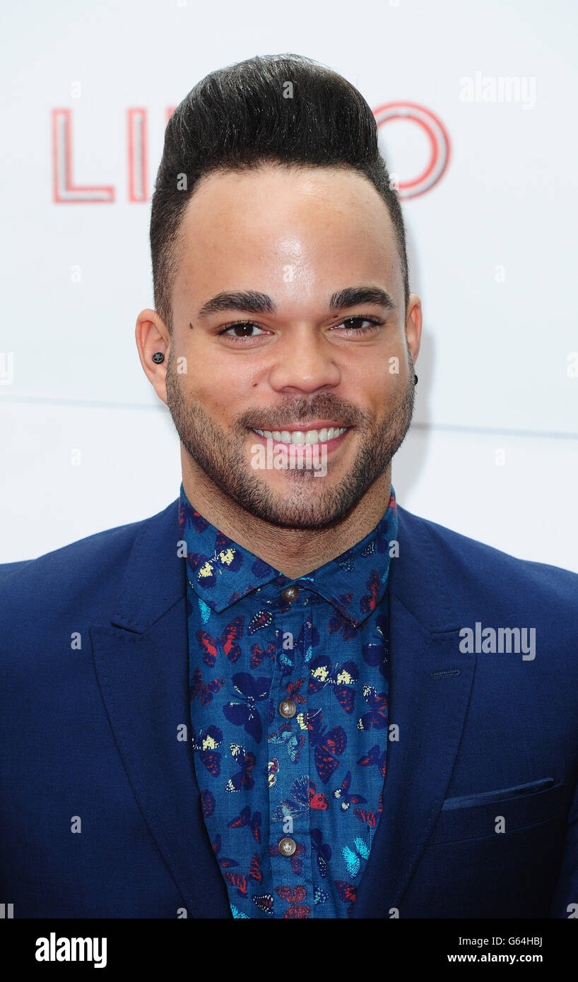 Nate James arrives at the opening night of LIMBO at the London ...