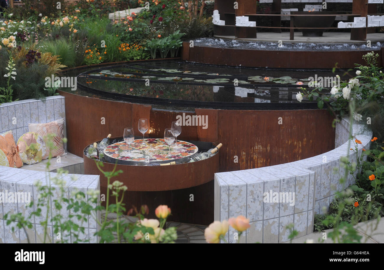 A general view of the Stoke-On-Trent's Story of Transformation Garden ...