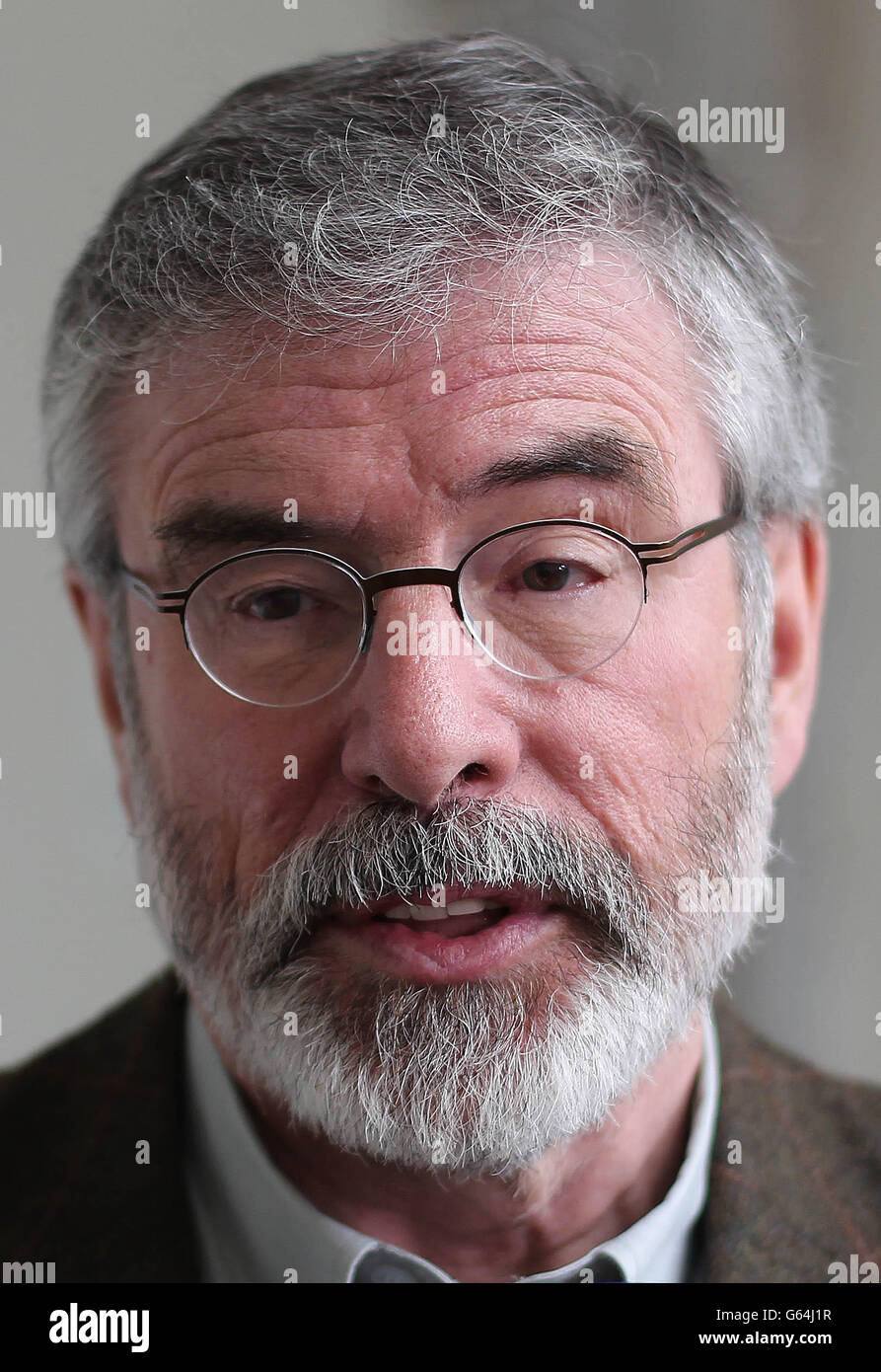 Gerry Adams - stock Stock Photo - Alamy
